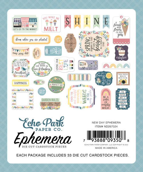 Echo Park ~ New Day Ephemera – Down Sunshine Lane