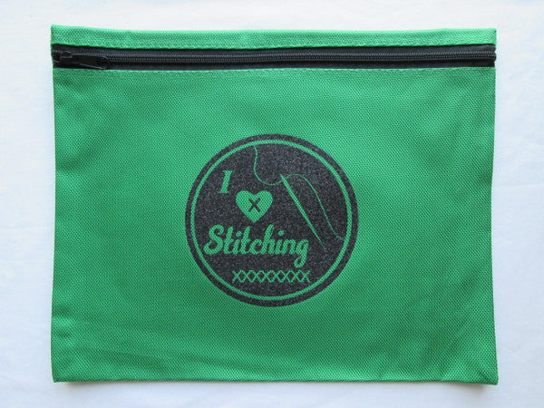 I Love Stitching Project Bag ~ Various Colors – Down Sunshine Lane