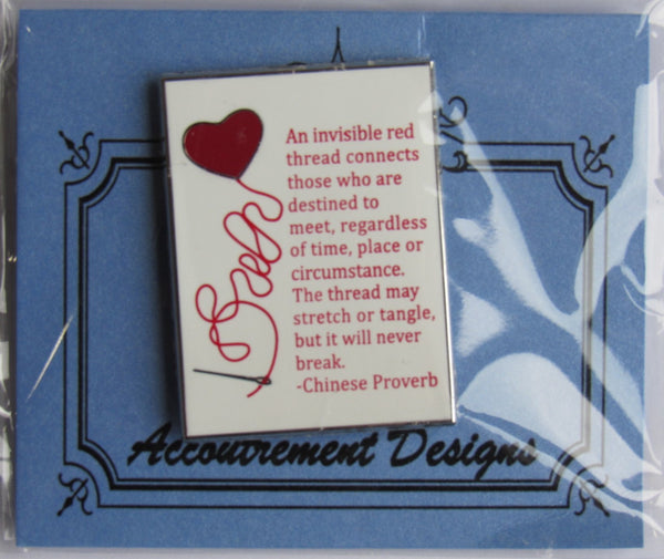 Needle Minder ~ Red Thread Proverb – Down Sunshine Lane